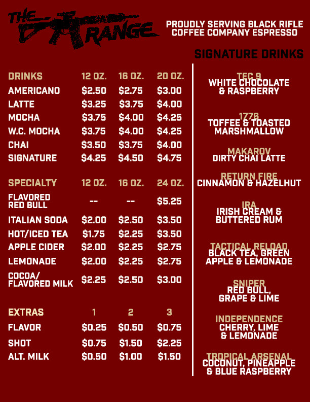 Espresso Bar - The Range LLC